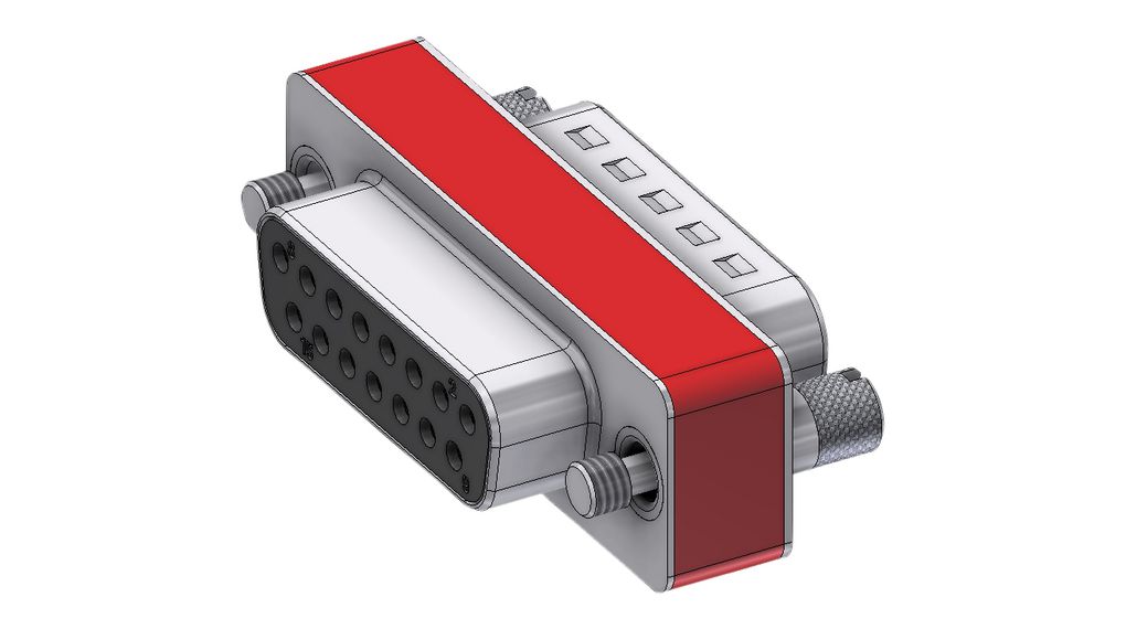 DFA15P/15S/2FP102UN | Deltron Connectors D-Sub Filteradapter, D-Sub-Buchse, 15-polig - D-Sub ...